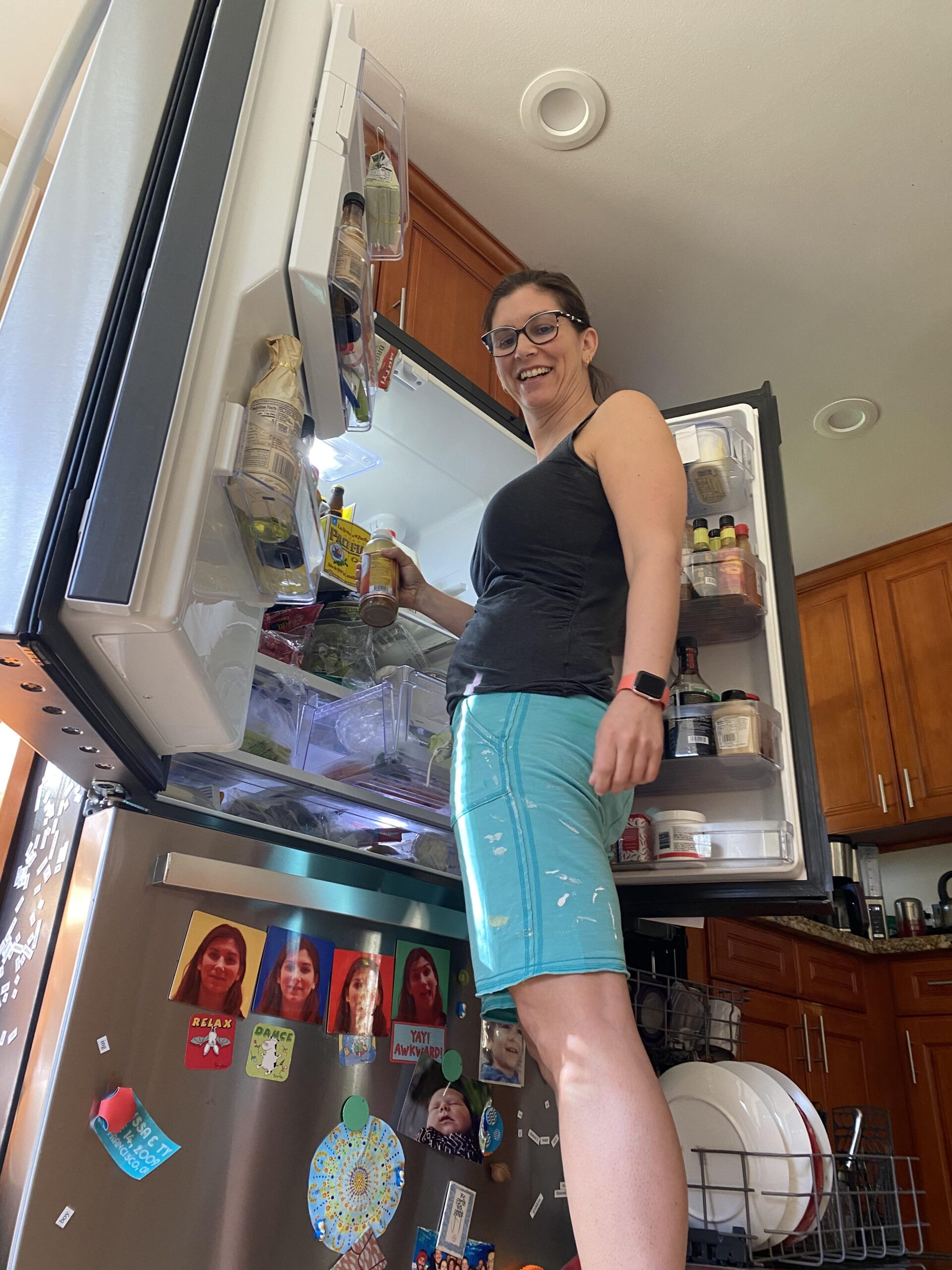 Putting away food. Pic by Dante | SixOhSix